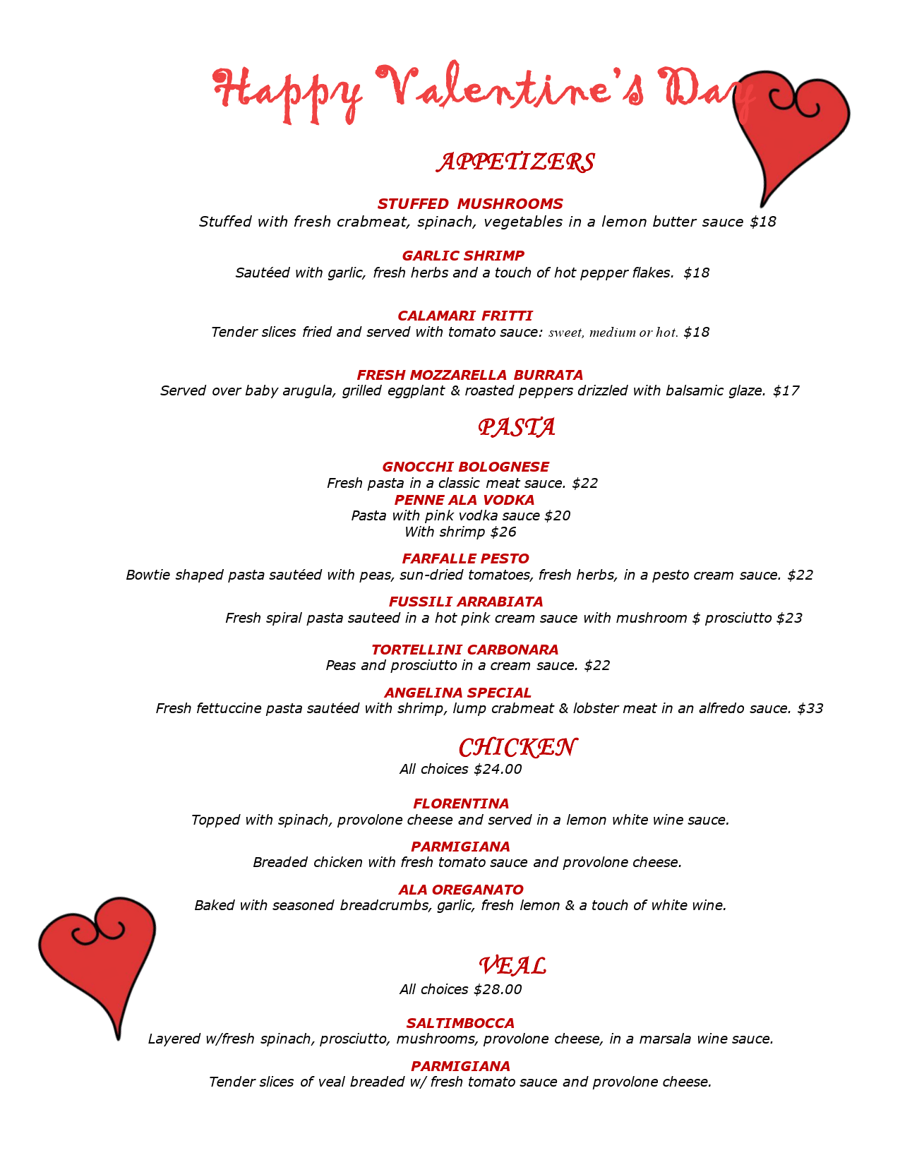Monicas Restaurant – Italian Cuisine
